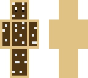 Chocolate fudge pop tart | Minecraft Skin