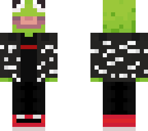 Kermit in a suit | Minecraft Skin