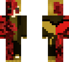 Nether infected Ghidorah | Minecraft Skin