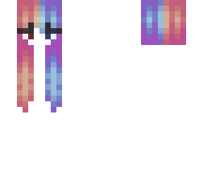Fire and water hair base | Minecraft Skin