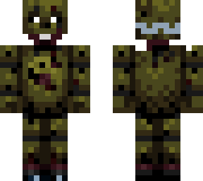 springtrap without jaw | Minecraft Skin
