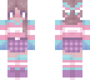 Trans Girl Skin | Minecraft Skin