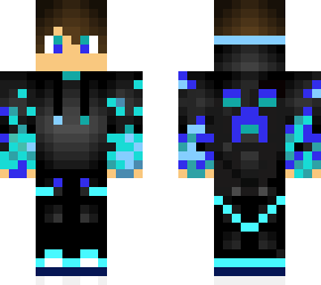 Gamer Boy Fire Remastered | Minecraft Skin
