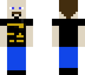 MSC yello car driver skin minecraft | Minecraft Skin