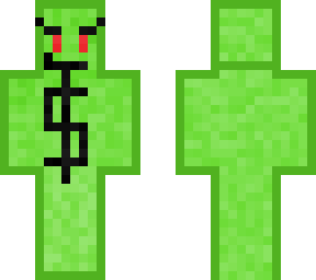 Sinister dollar bill | Minecraft Skin