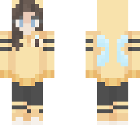 Cute Bee Girl | Minecraft Skin