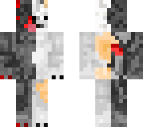 Cyborg white dog | Minecraft Skin