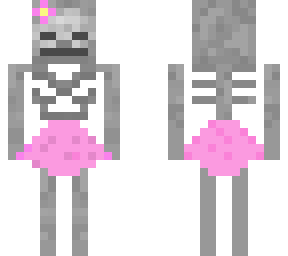 El esqueleto con tutu | Minecraft Skin
