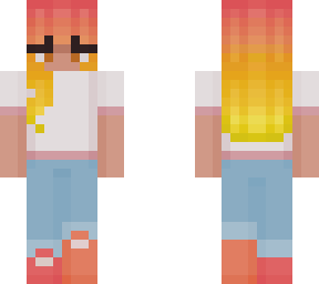 fallin' through spring | Minecraft Skin