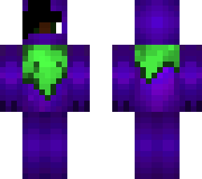 Finished Purple PixelDip Reskin with Black hair | Minecraft Skin