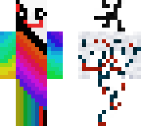 OmNom rainbow joker | Minecraft Skin