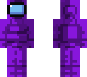 Purple crewmate | Minecraft Skin