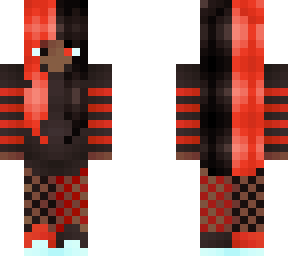 red and black | Minecraft Skin