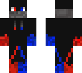 red blue gamer | Minecraft Skin