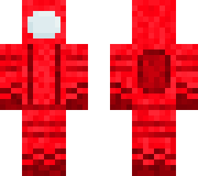 Red Crewmate | Minecraft Skin