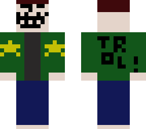 troll face red | Minecraft Skins