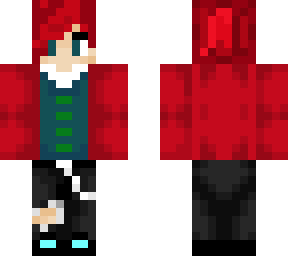 Red Vampire Boy | Minecraft Skin