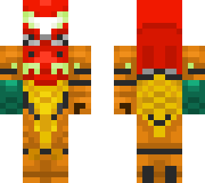 Samus Aran (with effect) | Minecraft Skin