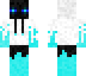 Snowy enderman | Minecraft Skin