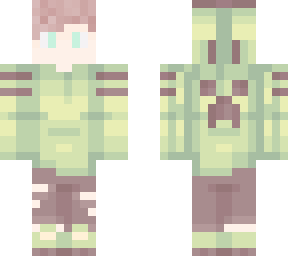 Anime Creeper Boy Skin | Minecraft Skin