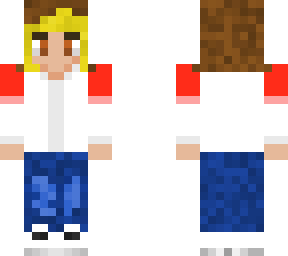 brown hair girl tommy innit | Minecraft Skin