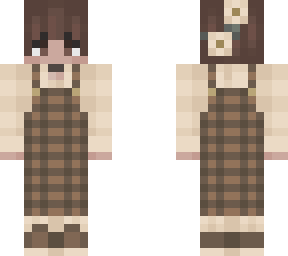 Cottagecore Boy with Overalls | Minecraft Skin
