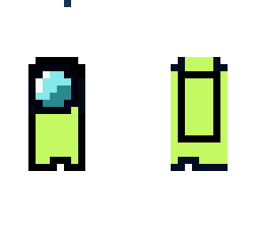 Green Among us mini crewmate | Minecraft Skin