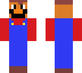 Hatless Mario | Minecraft Skin