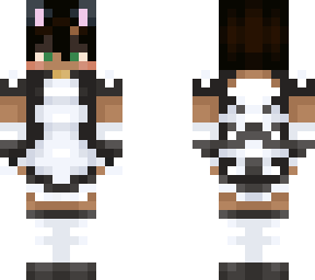 jesse minecraft story mode maid dress | Minecraft Skin
