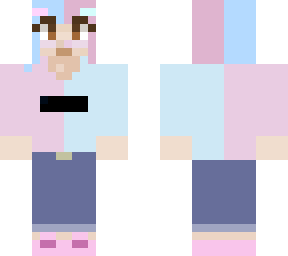 Pink and Blue | Minecraft Skin