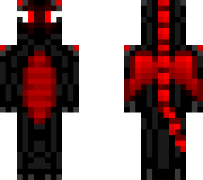Red Dragon Minecraft Skin