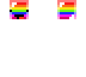 Skeppy Rainbow Head | Minecraft Skin
