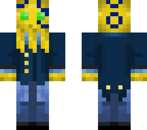 Blue Ringed Octopus Dude | Minecraft Skin