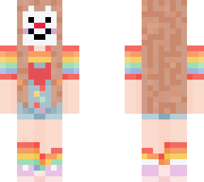 Clown girl | Minecraft Skin