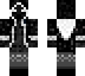 Enderman with cloak and hood | Minecraft Skin