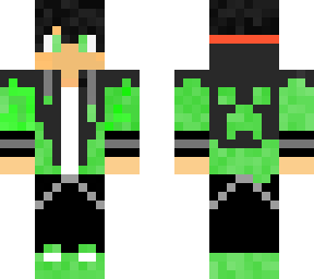 Green Gamer Skin | Minecraft Skin