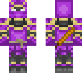 Purple samurai | Minecraft Skin