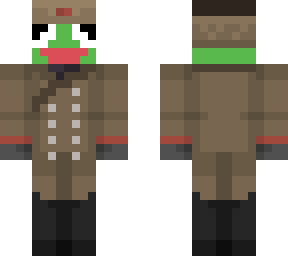 russian soldier kermit | Minecraft Skin