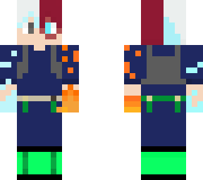 Shoto Todoroki Bnha Minecraft Skins