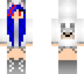 Wolf girl ultima | Minecraft Skin