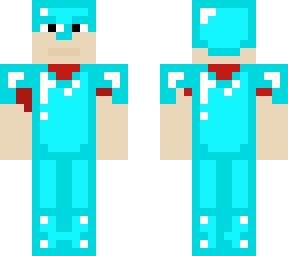 diamond armor troll | Minecraft Skin