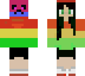 half cast | Minecraft Skin