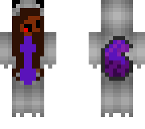 Purple Derpy Wolf skin | Minecraft Skin