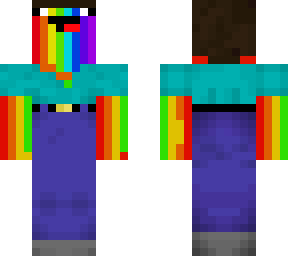 rainbow derp | Minecraft Skins