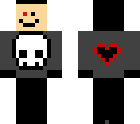 Skull Shirt Quackity | Minecraft Skin