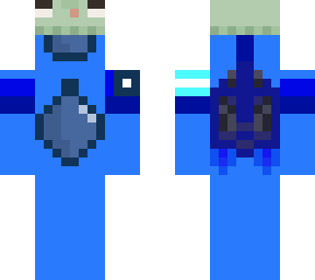 Spaceman Frog Hat Minecraft Skins