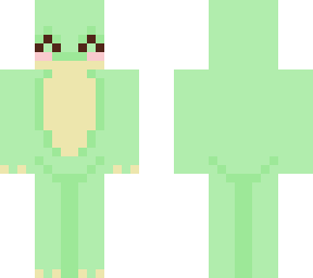 A very happy frog | Minecraft Skin