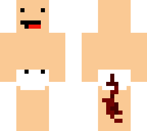 baby pooping | Minecraft Skin