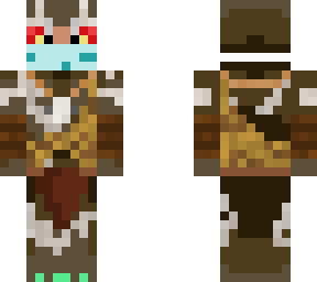 Black Bokoblin under Quarantine | Minecraft Skin