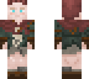 Clara Saburova Changeling Spiritual Healer from Pathologic | Minecraft Skin